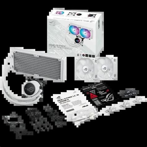 Asus Rog Strix Lc Iii Argb White Mm Aura Sync Rgb Intel Amd Uyumlu Beyaz Lemci S V