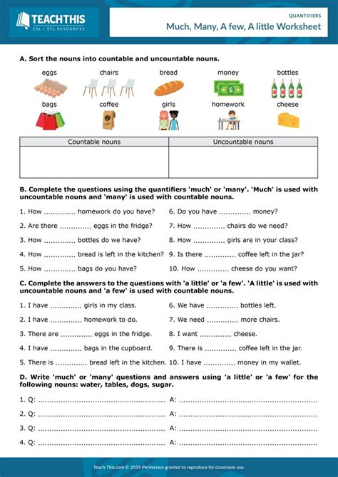 Quantifiers English Grammar Worksheets English Grammar English