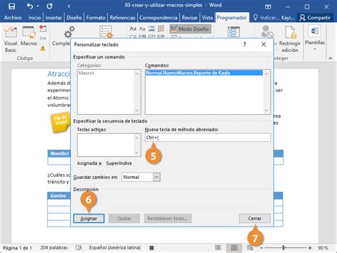 Crear Y Utilizar Macros Simples CustomGuide