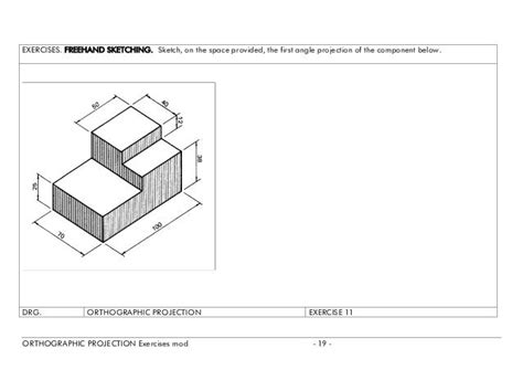 Orthographic Projection Exercises