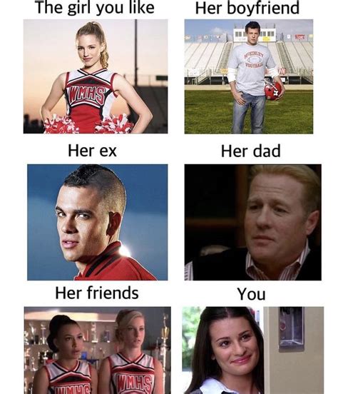 𝒢𝓁𝑒𝑒 𝓂𝑒𝓂𝑒𝓈 Glee Memes Glee Glee Cast