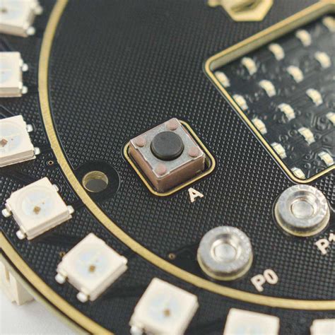 Rob0150 Dfrobot Micro Circular Rgb Led Expansion Board Ws2812 For