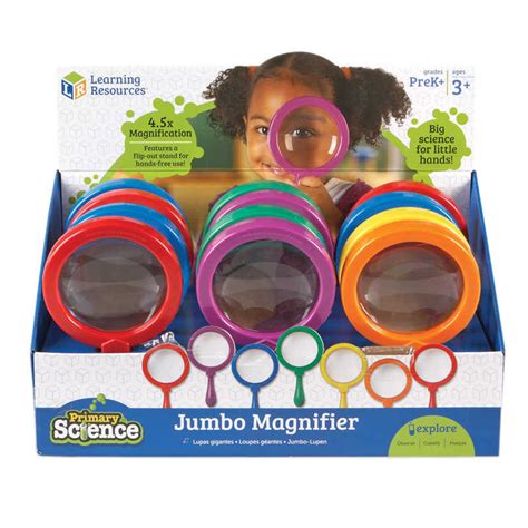 Teachersparadise Learning Resources Jumbo Magnifiers Pack Of 12