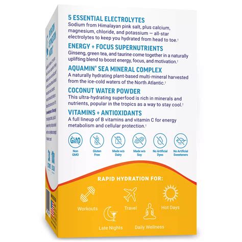 Force Factor Liquid Labs Rapid Hydration Electrolyte Drink Mix Mango Margarita Shop Diet