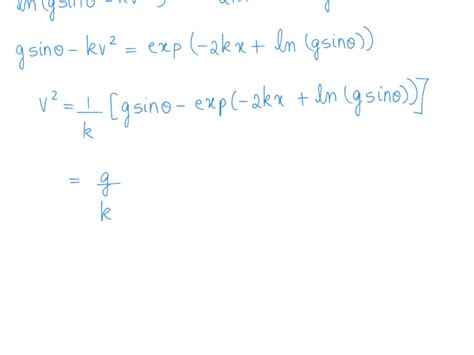 SOLVED A Particle Of Mass M Slides Down An Inclined Plane Under The Influence Of Gravity If