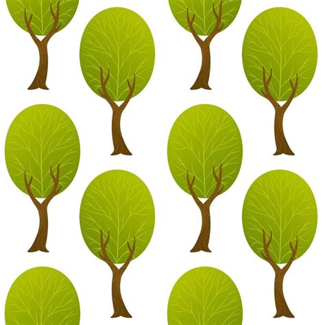 Tree Repeat Pattern Vector Art Icons And Graphics For Free Download