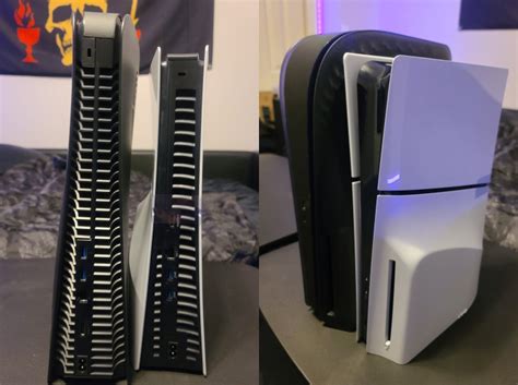 Images Ps5 Slim à Côté De Ps5 Voir La Différence De Taille Tech