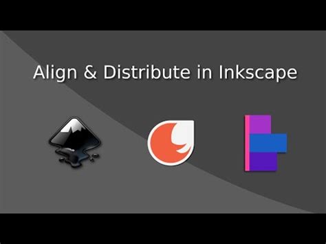 How To Align Distribute In Inkscape YouTube