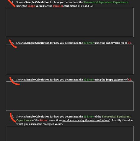 OBJECTIVE The Capacitance Of Capacitors Used Chegg Com