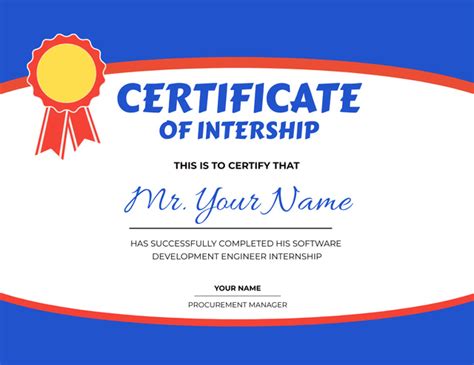 award for completion software development engineer internship online