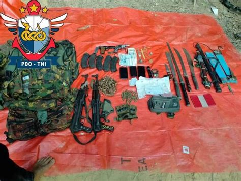 ကော့ သောင်းတွင် ပြည်သူ့စစ်ခေါင်းဆောင်နှစ်ဦးကို ရှင်းလင်းပြီး လက်နက်ခဲယမ်းများ သိမ်းဆညိးရမိ