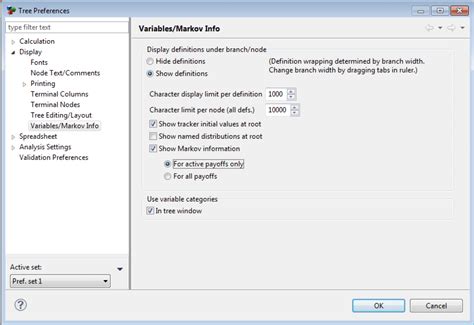 Variablesmarkov Info