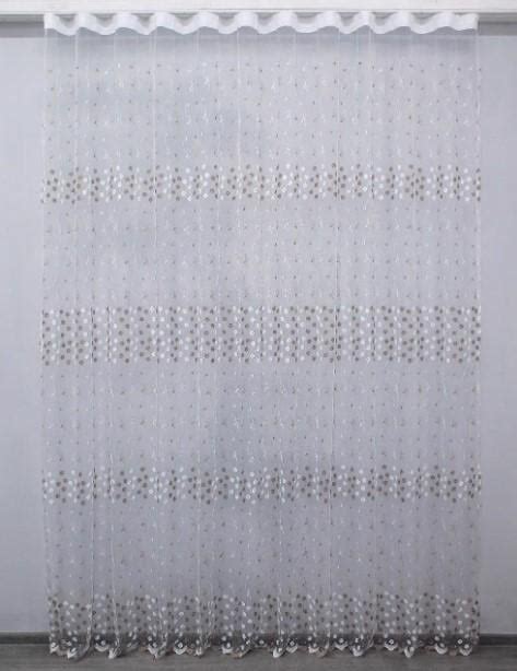 Тюль у вітальню спальню Irena фатин Білий Коричневий 1155т • Краща ціна в Києві Україні