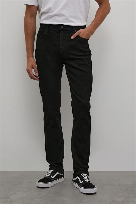Джинсы skinny fit мужские, цвет Черный (арт: FAC25004) - купить по ...