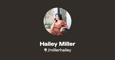 Hailey Miller Instagram Tiktok Linktree