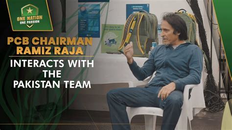 Go Out There And Enjoy The Final Pcb Chairman Ramiz Raja Interacts