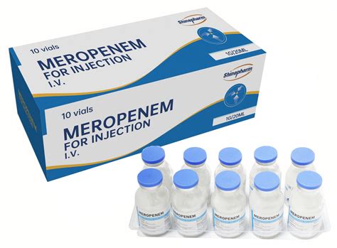 Meropenem For Injection 1g 20ml Finished Medicines With GMP GMP