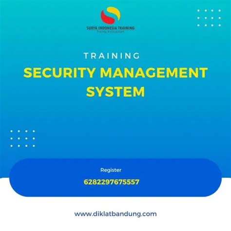Training Security Management System Diklat Bandung