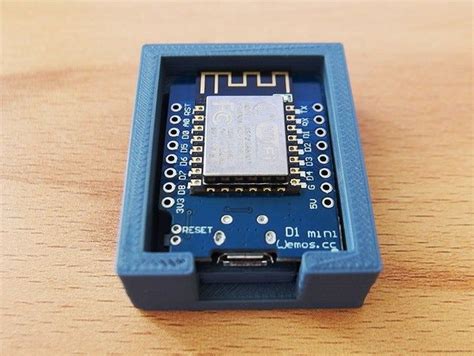 Wemos D Mini Enclosure Case With LED And Sensor Hole By Educ S Thingiverse D Printer