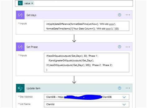 solved creating recurrence flow for updating column based power