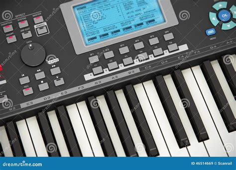 Professional Musical Synthesizer Stock Illustration Illustration Of
