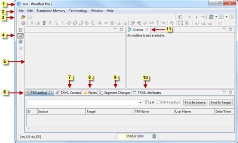 TXML Editor Perspective