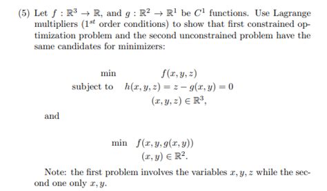 Solved 5 Let F R3 R And G R2 Rl Be C Functions Use