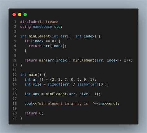 Mohd Kaif On Linkedin Minimumelementinarrayusingrecursion Dsa Recursion
