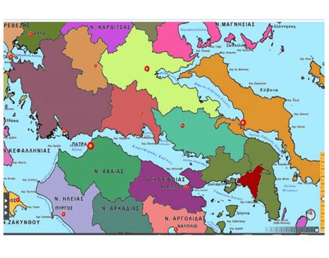 Ποιο είναι το γεωγραφικό διαμέρισμα και οι νομοί Quiz