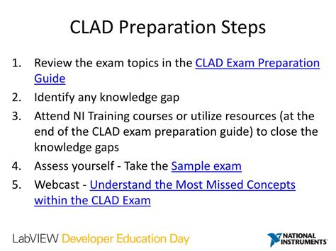 Ppt Preparing For The Certified Labview Associate Clad Exam Powerpoint Presentation Id4232615