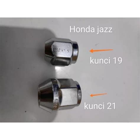 Jual Mur Baut Roda Honda Jazz Brio Pendek Kunci 19 Shopee Indonesia