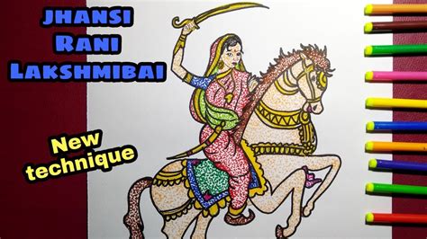 Jhansi Ki Rani Photo Drawing Spacotin