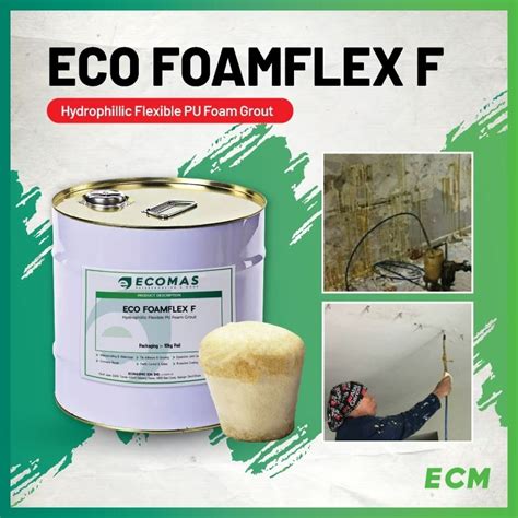 Flexible Pu Foam Grout Foamflex F600 10kg Single Component Water