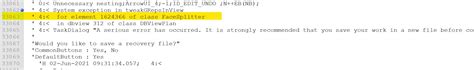 Solved Constant Serious Error Has Occured Autodesk Community