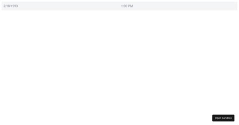 Datetime Picker Internationalization Forked Codesandbox