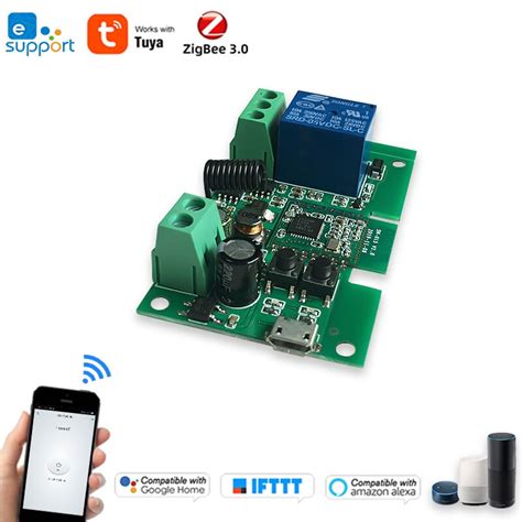 Zigbee Ch Ewelink Tuya Smart Switch Modul Csatorna Dc V V Impulzus Relé Mqtt