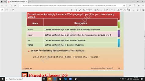 Pseudo Class In CSS Part YouTube