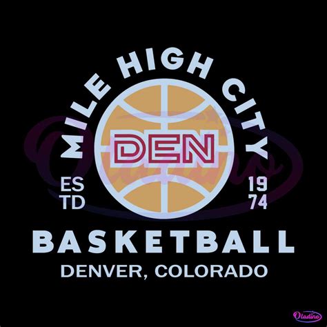 Denver Nuggets Mile High City Best SVG Cutting Digital Files