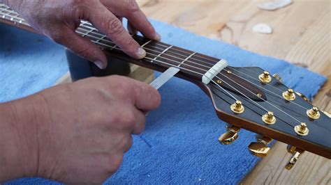 Raising Nut First Fret Action On One String Only Super