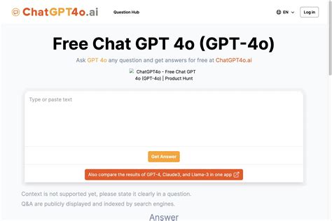 Free Chat Gpt 4o Chat With Gpt 4o Chatgpt4oai Is An Ai Powered Chat