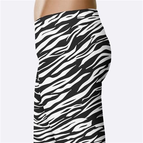 Zebra Print Leggings Stylish And Comfortable