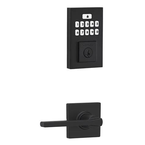 Reviews For Kwikset Smartcode 260 Contemporary Matte Black Keypad Electronic Deadbolt Featuring