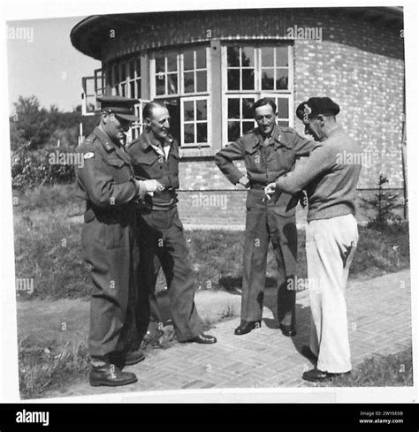 C In C Visits His Gocs Field Marshal Montgomery Talking To Ltgen