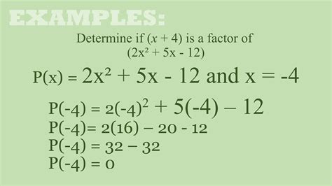 Math 10 2 Remainder And Factor Theorem Pptx