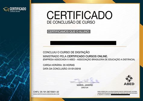 Cursos Online Gratuitos Com Certificado 【imprima JÁ】
