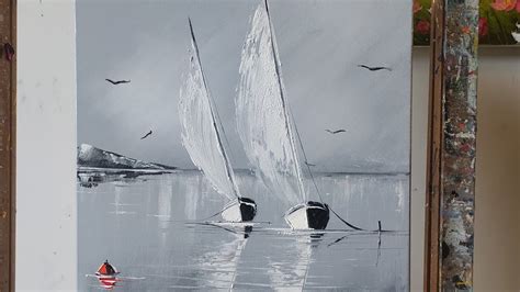 TUTO LES VOILIERS EN NOIR BLANC Par Nelly LESTRADE YouTube