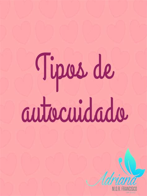 Tipos De Autocuidado Pdf