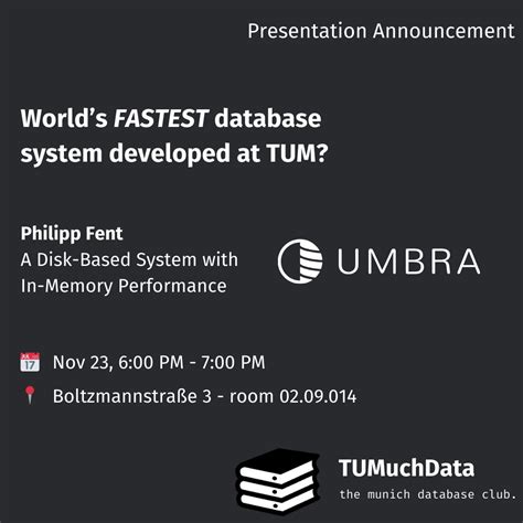 Tumuchdata On Linkedin Did You Know One Of The Fastest Database