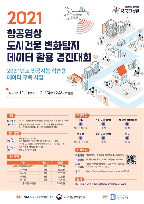 2021 항공영상 도시건물 변화탐지 데이터 활용 경진대회 공모전 대외활동 링커리어