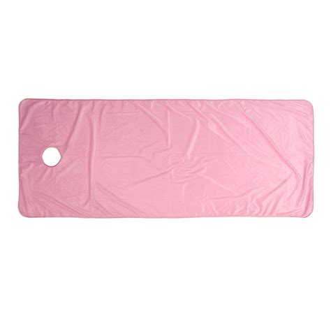 Massage Table Sheet With Hole Pink Beauty Salon Spa Warm Thick Short